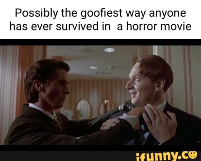 Possibly the goofiest way anyone has ever survived in a horror movie ...