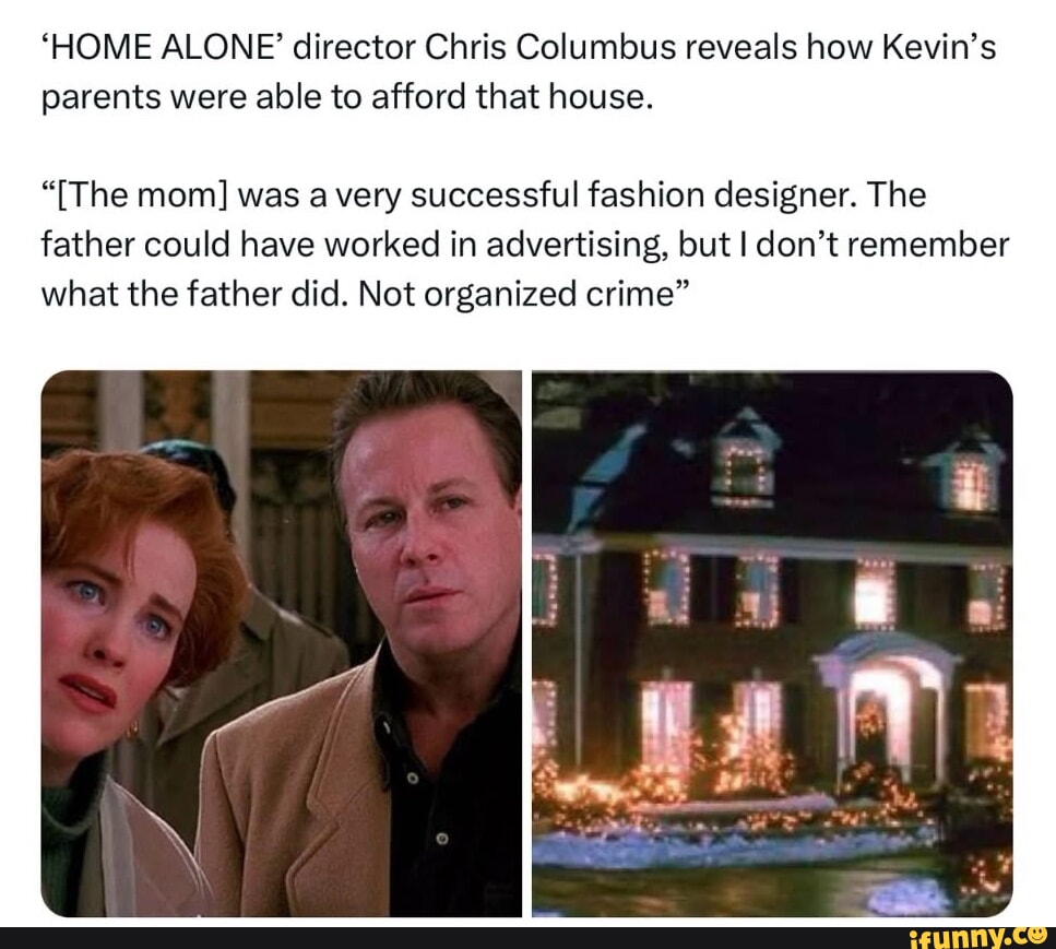 'HOME ALONE' director Chris Columbus reveals how Kevin's parents were ...