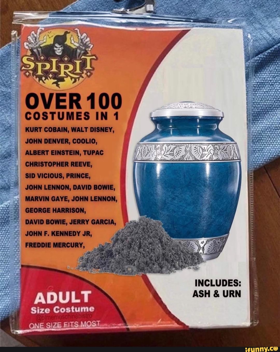 OVER 100 COSTUMES IN 1 KURT COBAIN, WALT DISNEY, JOHN DENVER, COOLIO ...