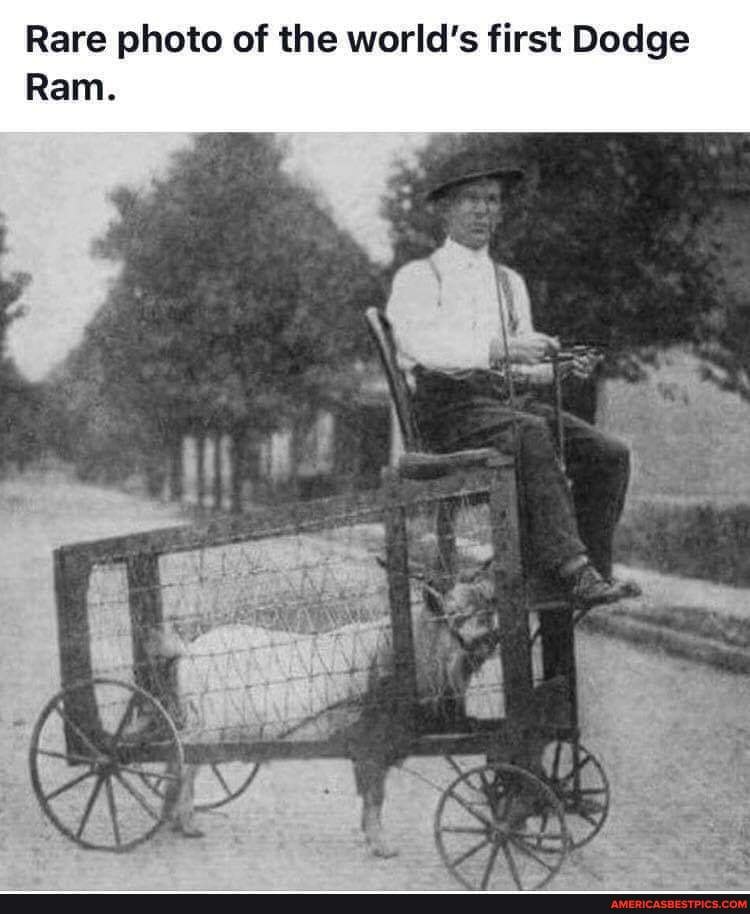 Rare photo of the world's first Dodge Ram. - America’s best pics and videos