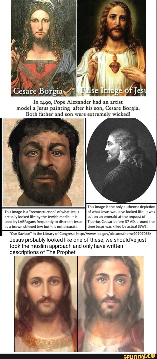 Cesare Borgia Portrait Jesus