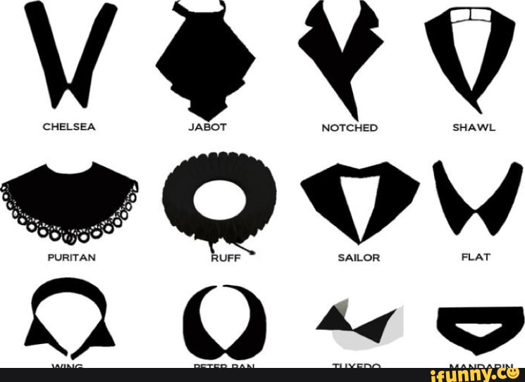 CHELSEA JABOT NOTCHED SHAWL PURITAN RUFF SAILOR FLAT - iFunny