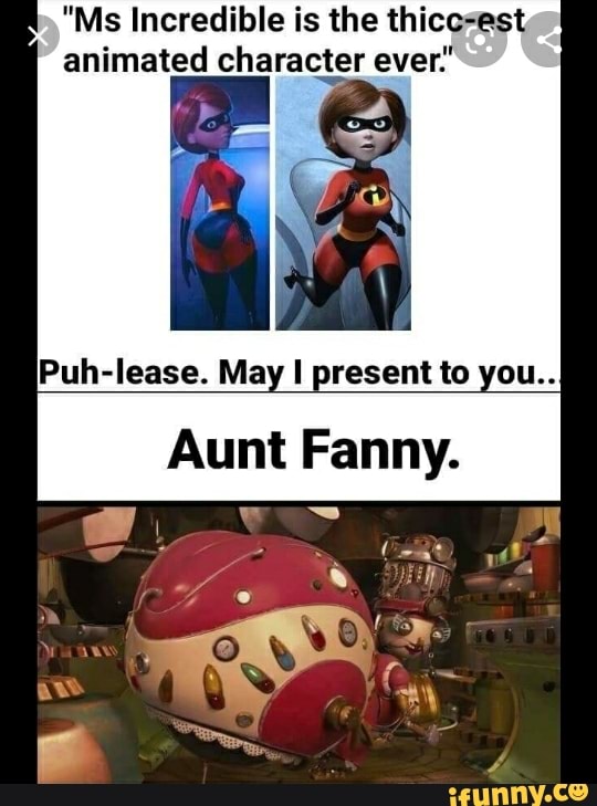 "Ms Incredible is the thice-est animated character ever: present to you ...