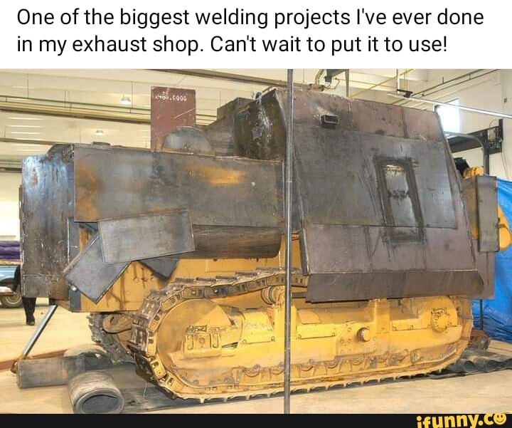 One of the biggest welding projects I've ever done in my exhaust shop ...