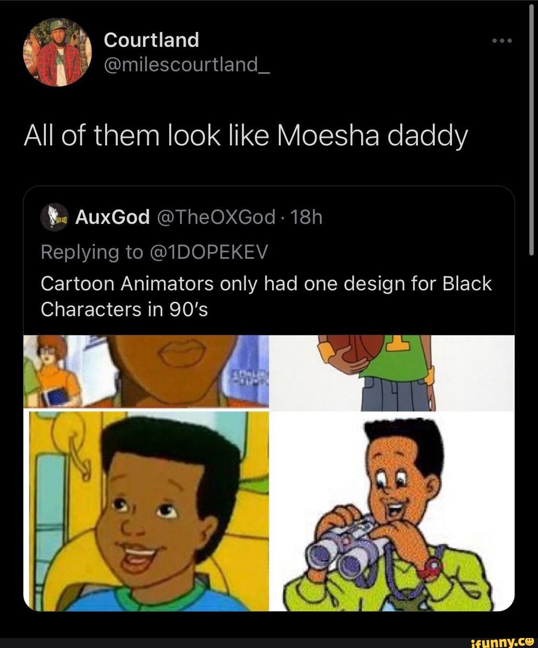 All of them look like Moesha daddy AuxGod @TheOXGod- Replying to ...