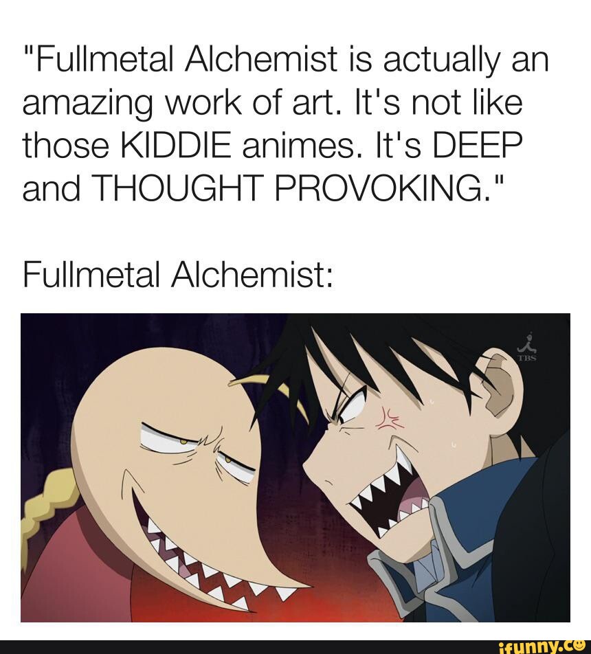 Fullmetal memes. Best Collection of funny Fullmetal pictures on iFunny