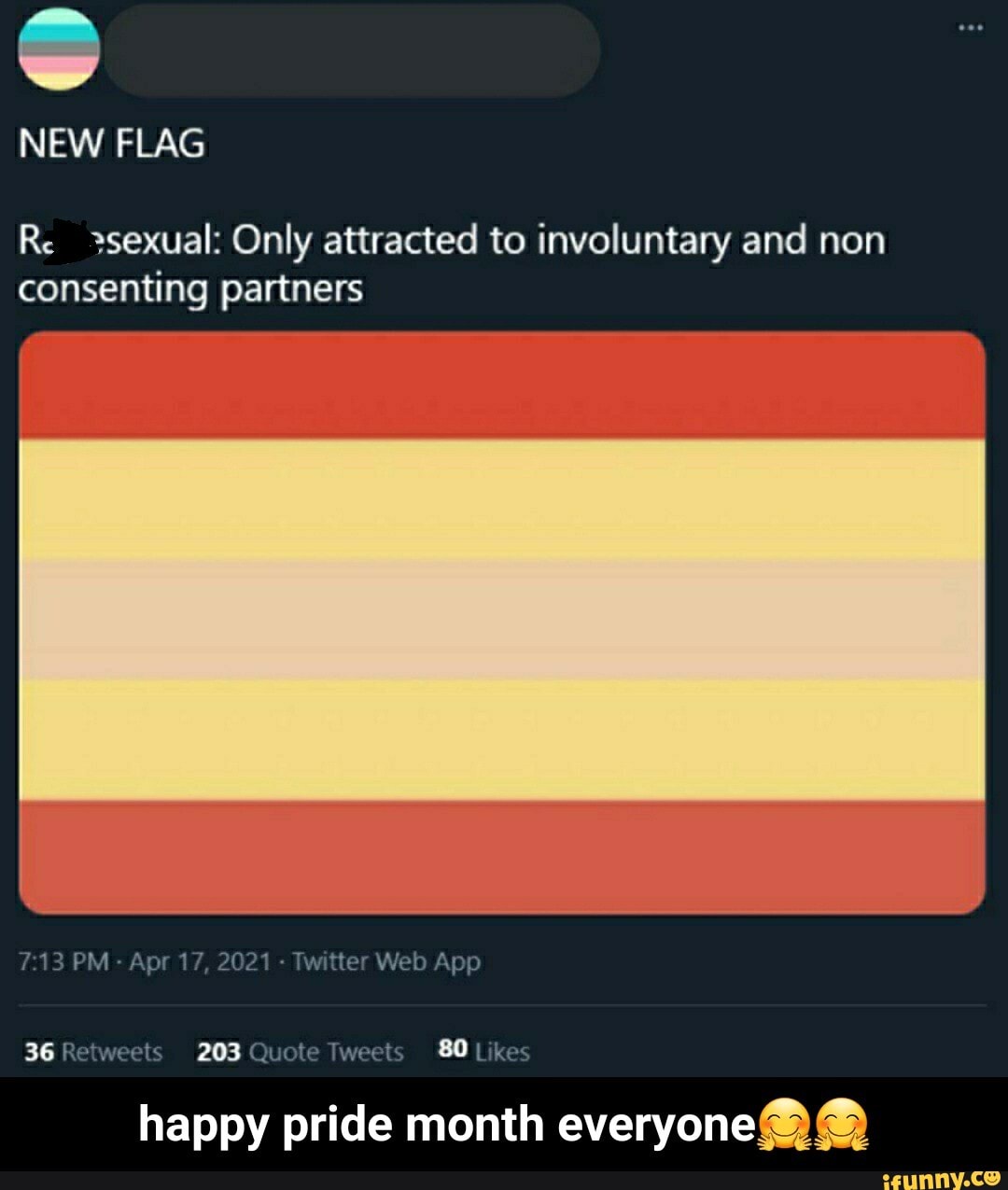 NEW FLAG Re sexual: Only attracted to involuntary and non consenting ...