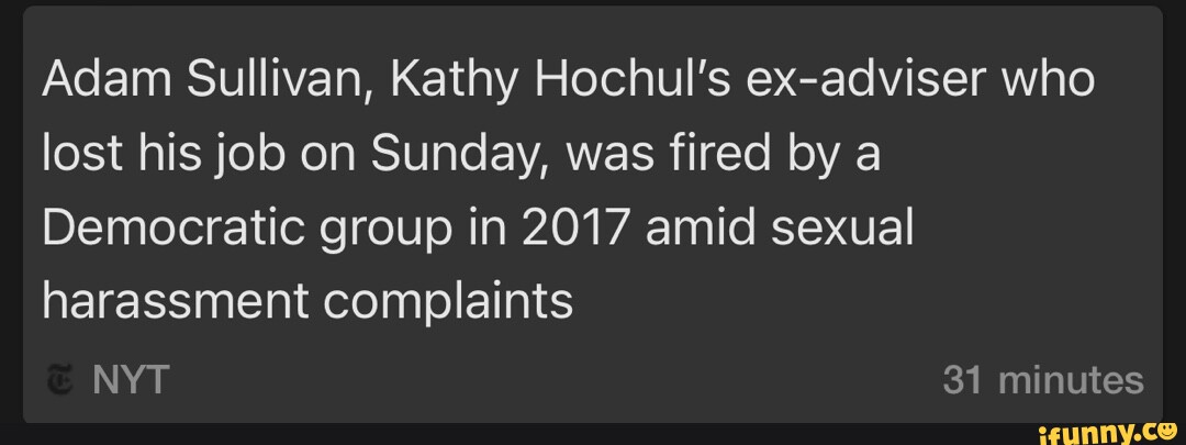Adam Sullivan, Kathy Hochul's ex-adviser who lost his job on Sunday ...
