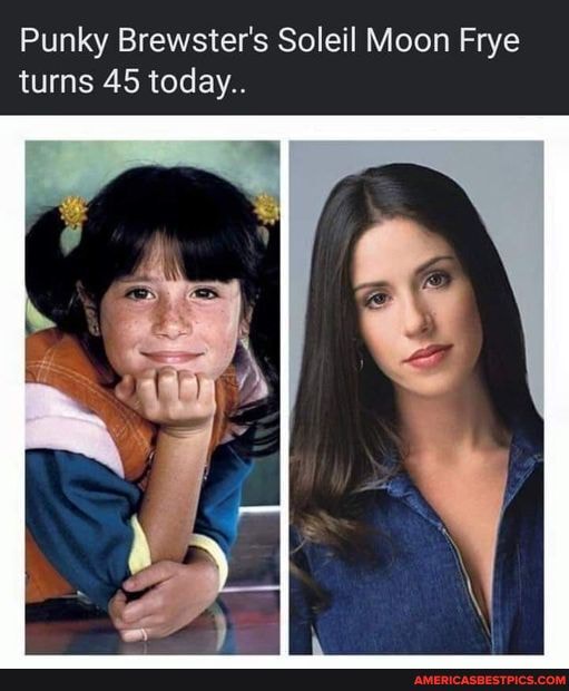 Punky Brewster's Soleil Moon Frye turns 45 today.. - America’s best ...