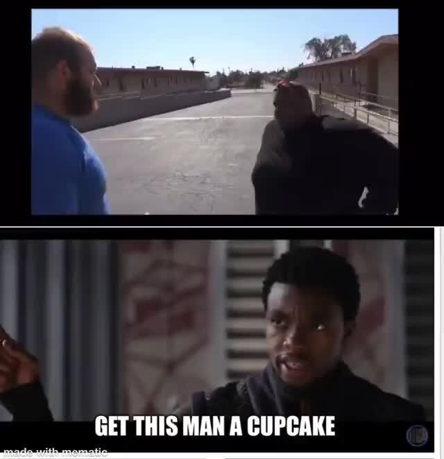EDP just wanted a cupcake - GET THIS MAN CUPCAKE - )
