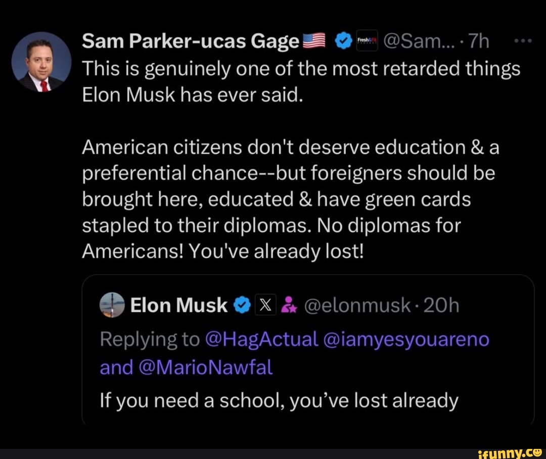 Sam Parker-ucas Gage @Sam...: This is genuinely one of the most ...