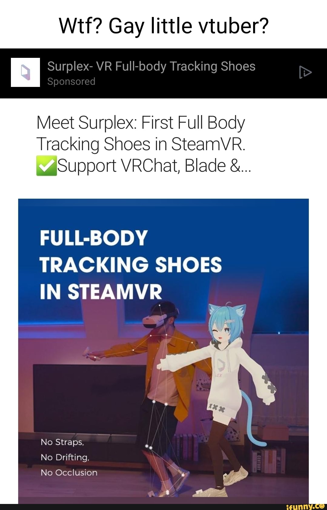 Wtf? Gay little vtuber? Surplex- VR Full-oody Tracking Shoes Sponsored Meet Surplex: First Full ...