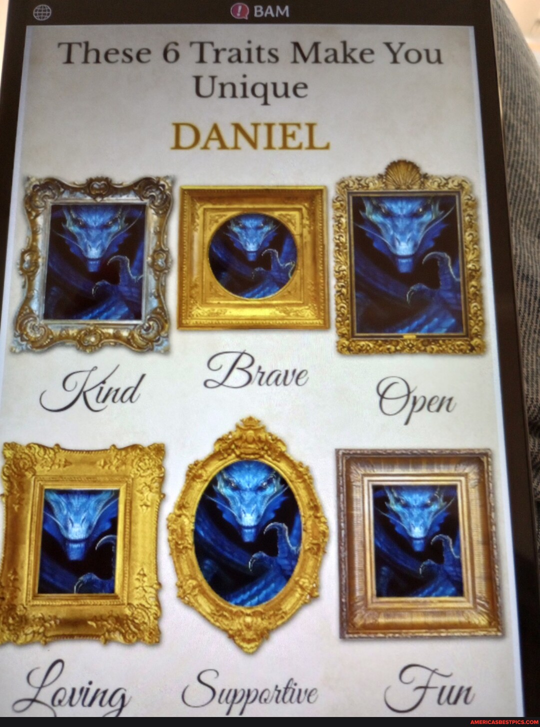 BAM I These 6 Traits Make You Unique DANIEL Sf. oui Loving Sypartve Fun - America’s best pics ...