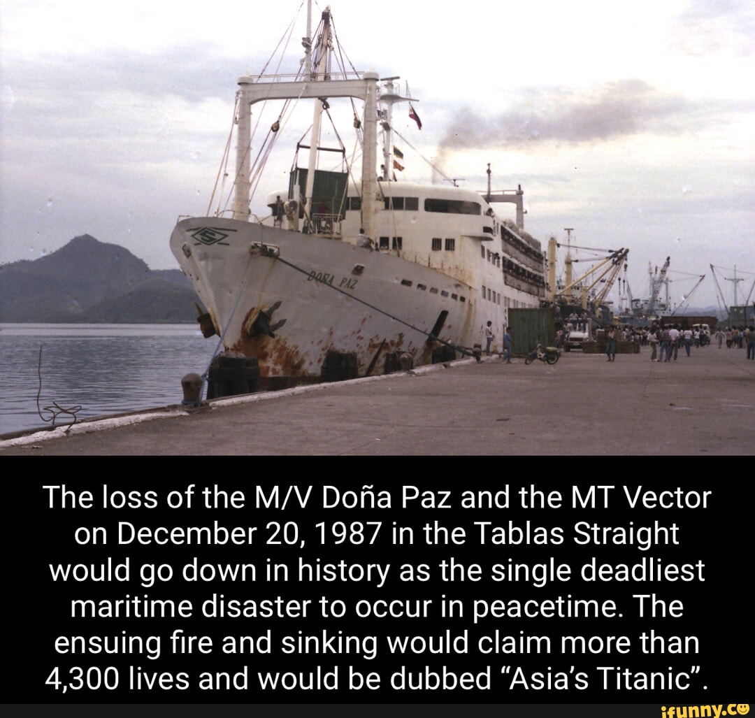 The loss of the Dona Paz and the MT Vector on December 20, 1987 in the ...