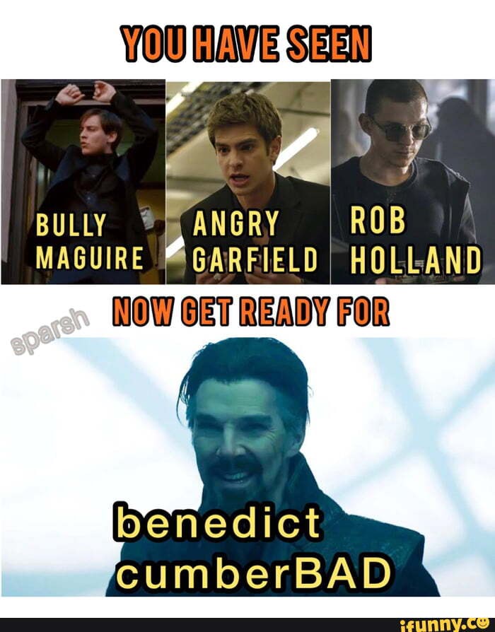 BULLY ANGRY ROB MAGUIRE GARFIELD I HOLLAND - iFunny