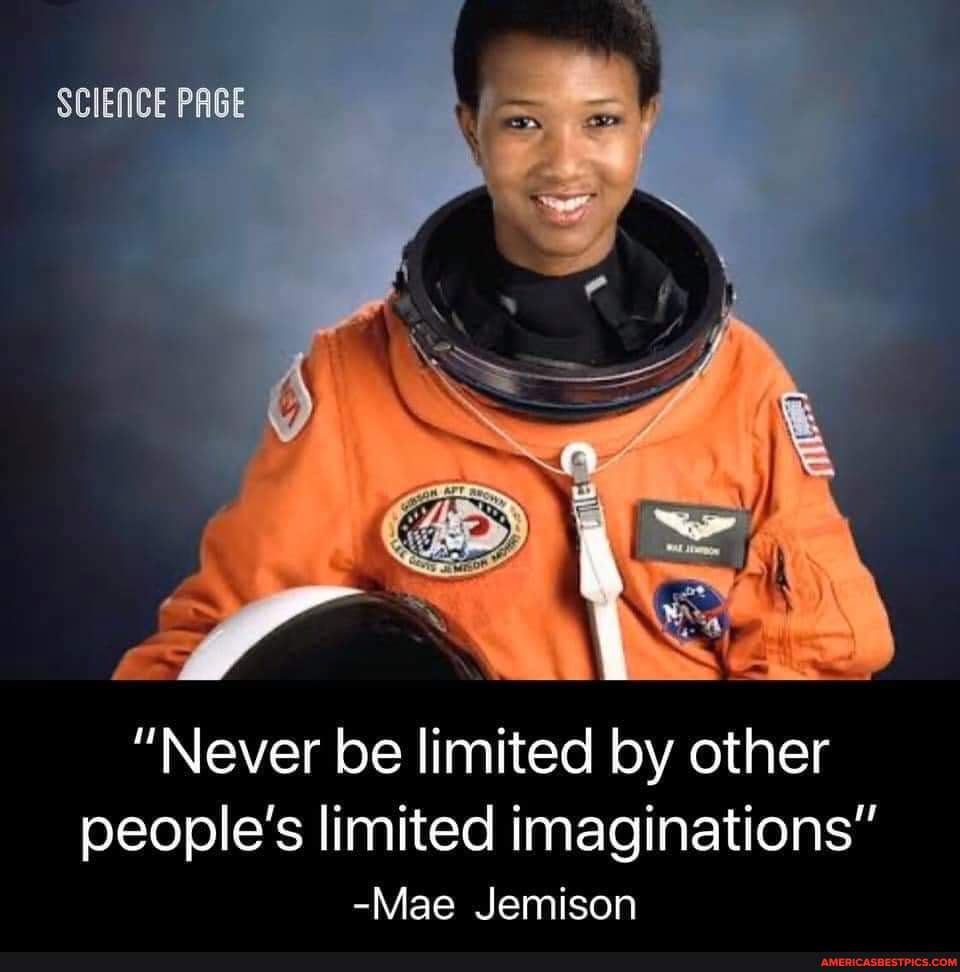 Happy International Women's Day! - SCIENCE PAGE "Never be limited by ...