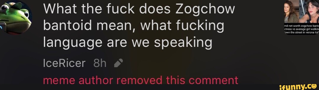 Zogchow memes. Best Collection of funny Zogchow pictures on iFunny