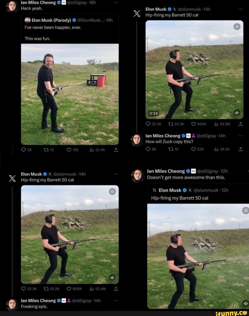 Lan Miles Cheong O@ Heck yeah. @ Elon Musk (Parody) @ @ElonMusk.... I ...