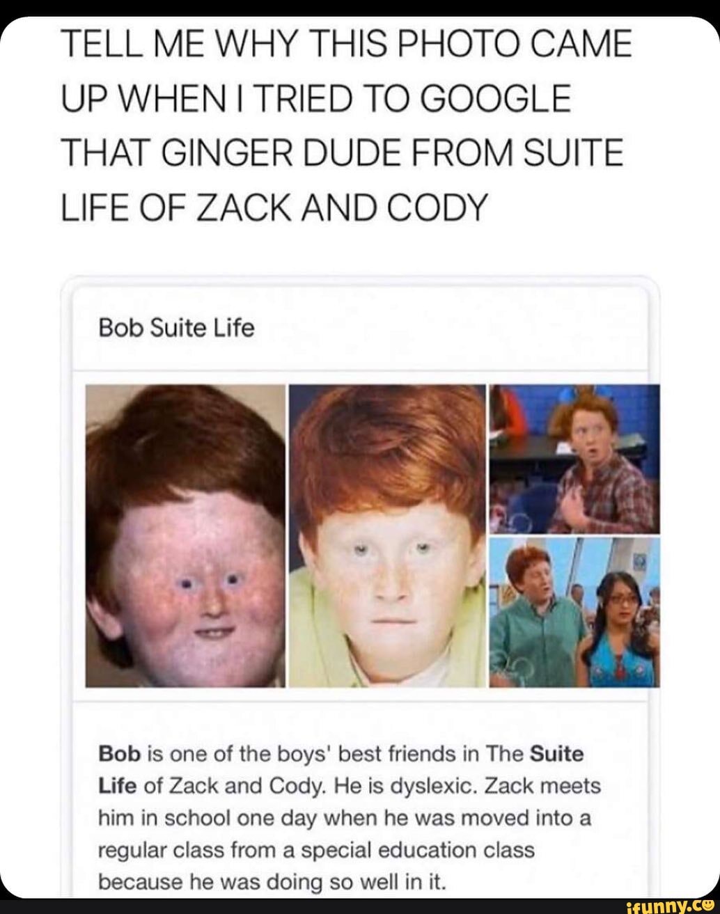 TELL ME WHY THIS PHOTO CAME UP WHEN TRIED TO GOOGLE THAT GINGER DUDE ...
