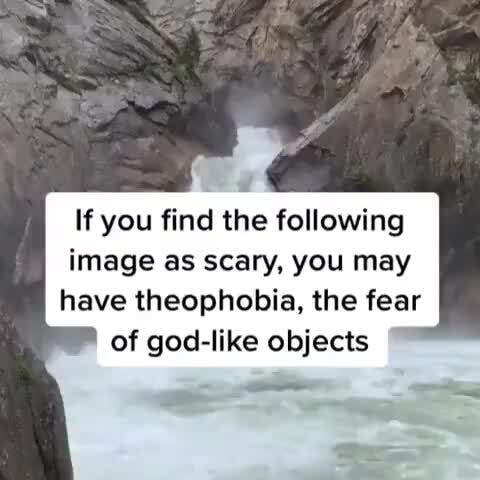 If you find the following image as scary, you may have theophobia, the ...