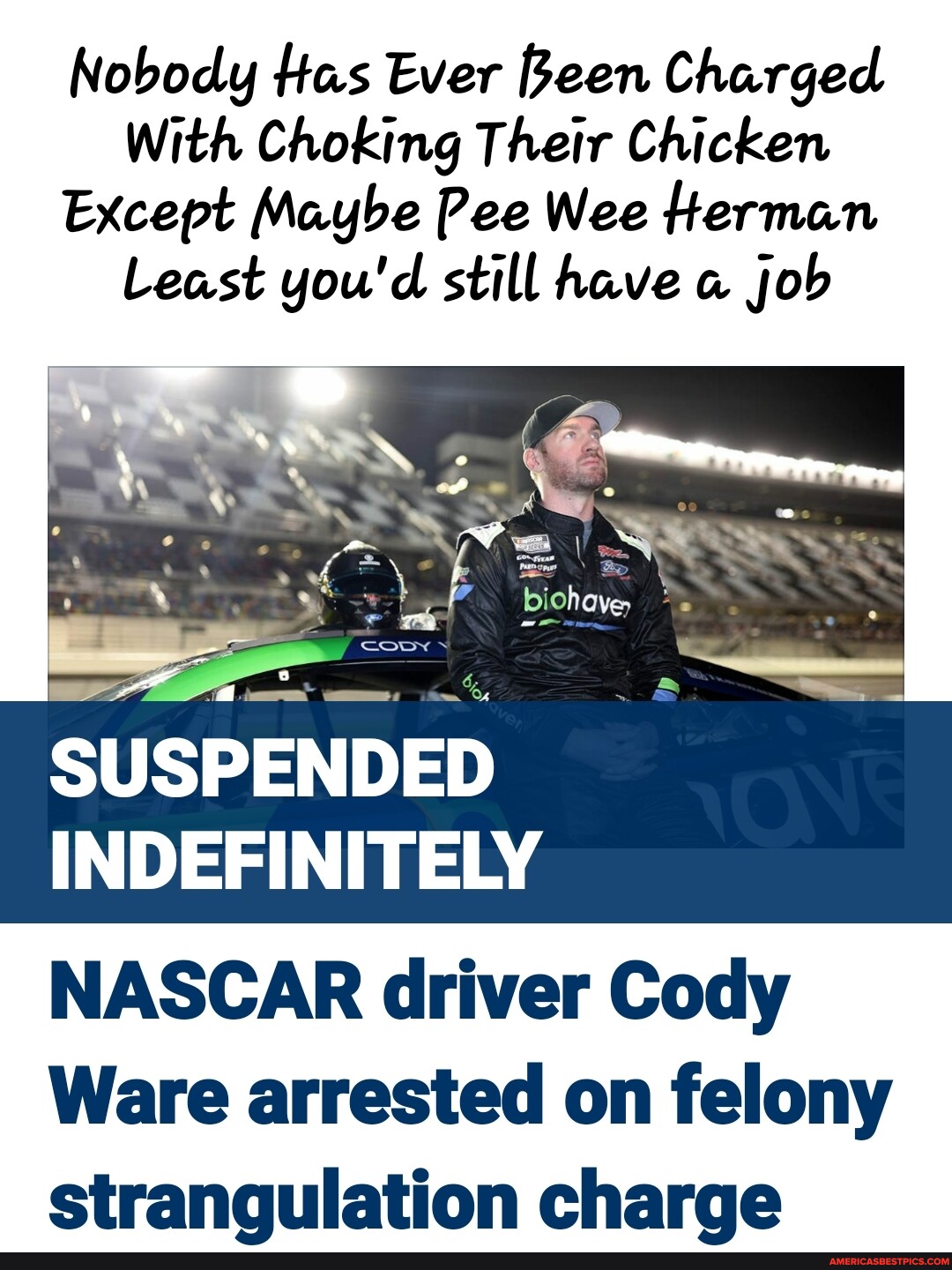 Nobody Has Ever been Charged With Choking Their Chicken Except Maybe ...