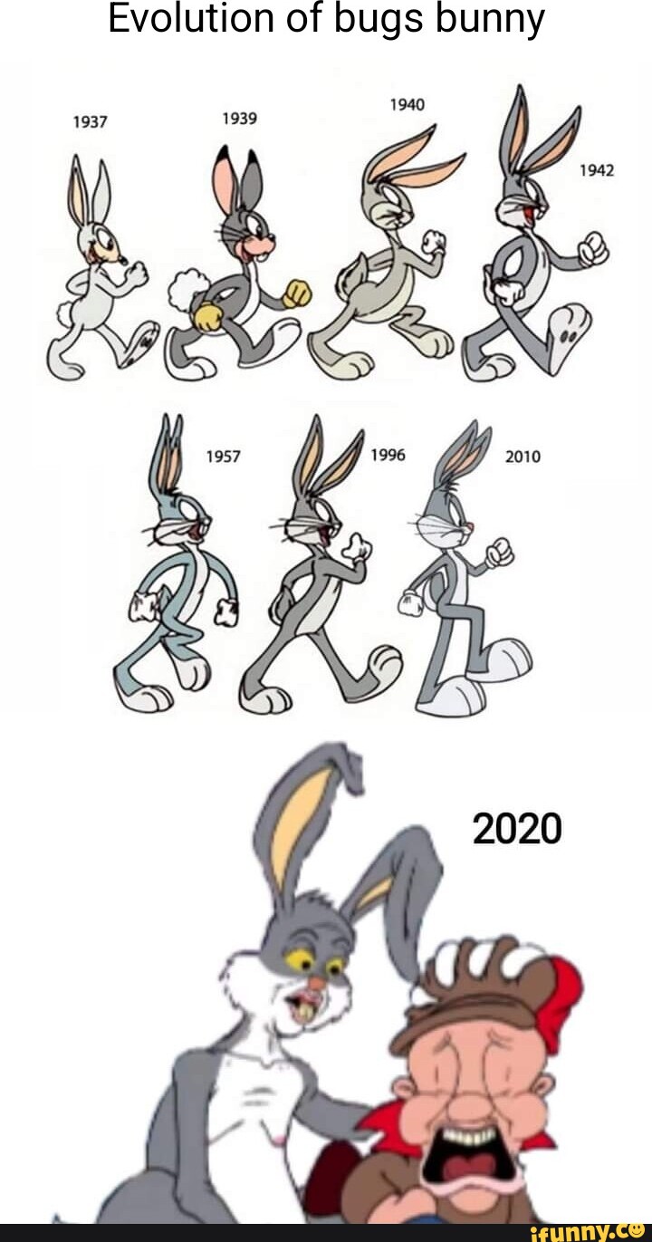 Evolution of bugs bunny 1937 1939 - iFunny
