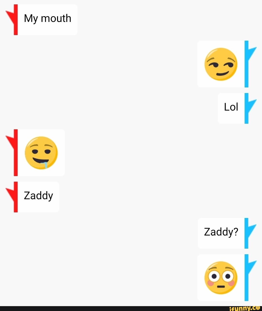 My mouth fe Zaddy Zaddy? - iFunny