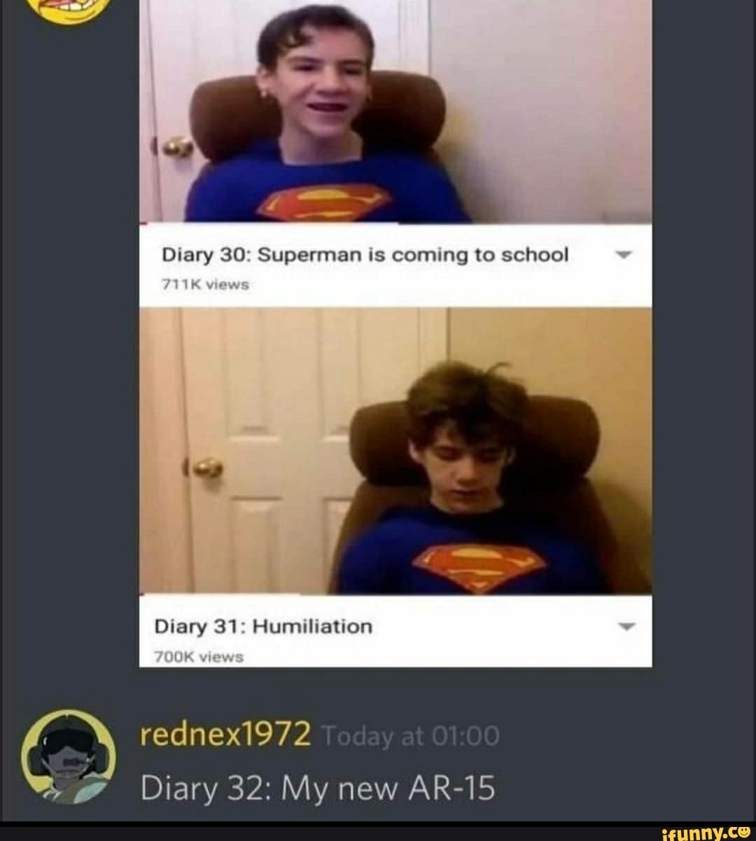 Diary 30: Superman is coming to school Diary 31: Humiliation 2 Diary 32 ...