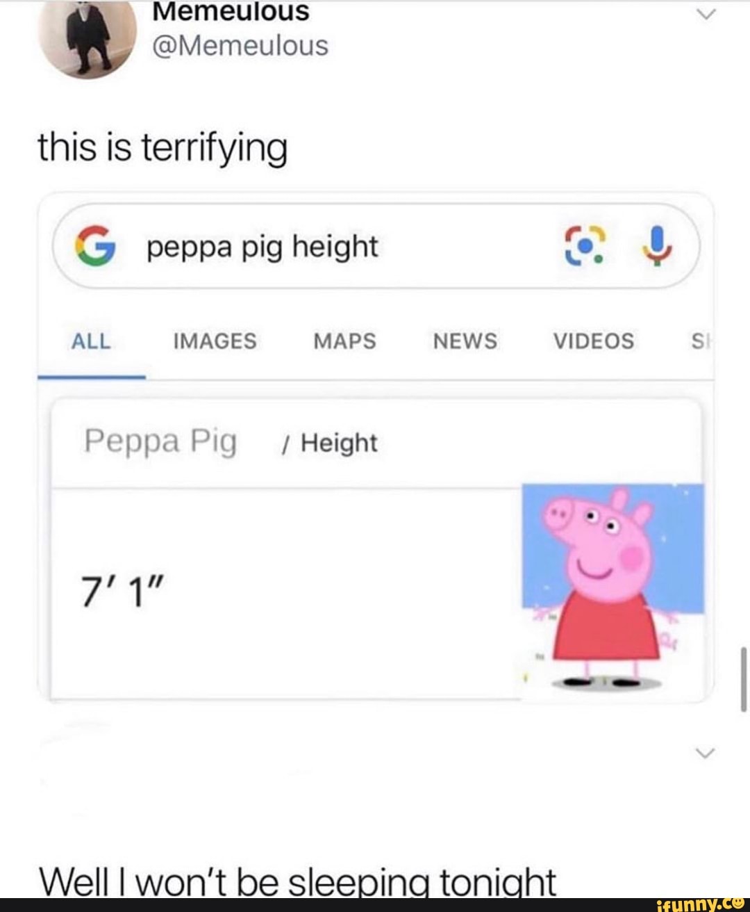 Memeulous . ©Memeulous this is terrifying G peppa pig height Peppa Pig ...
