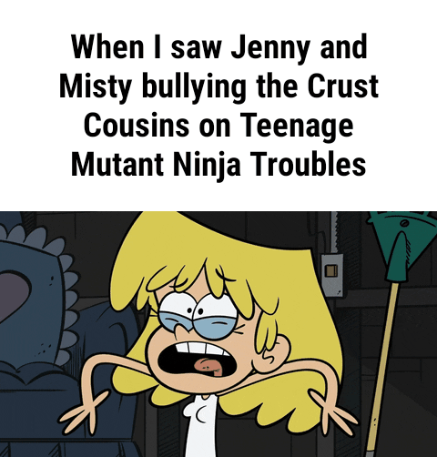 Lori Loud from "The Loud House"'s reaction to Teenage Mutant Ninja ...