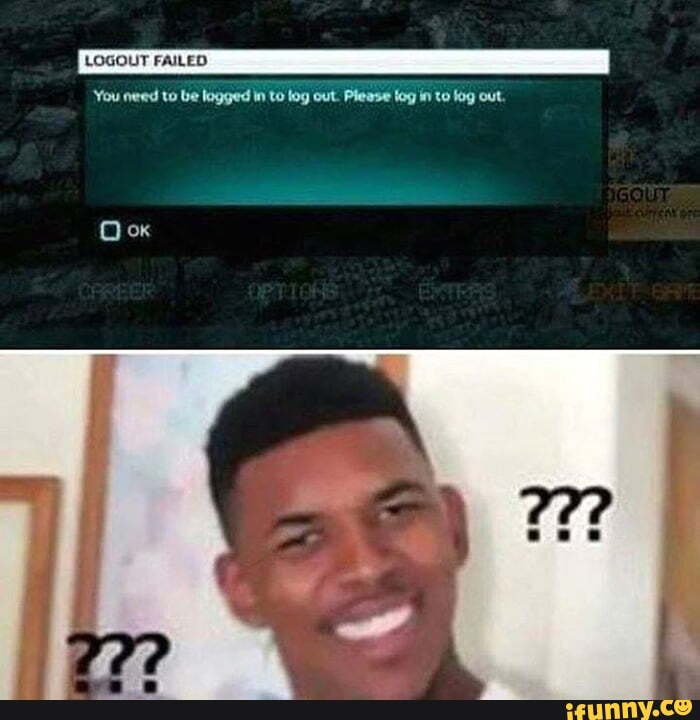 LOGOUT FAILED ox You need to be logged in to log out. Please log in to ...