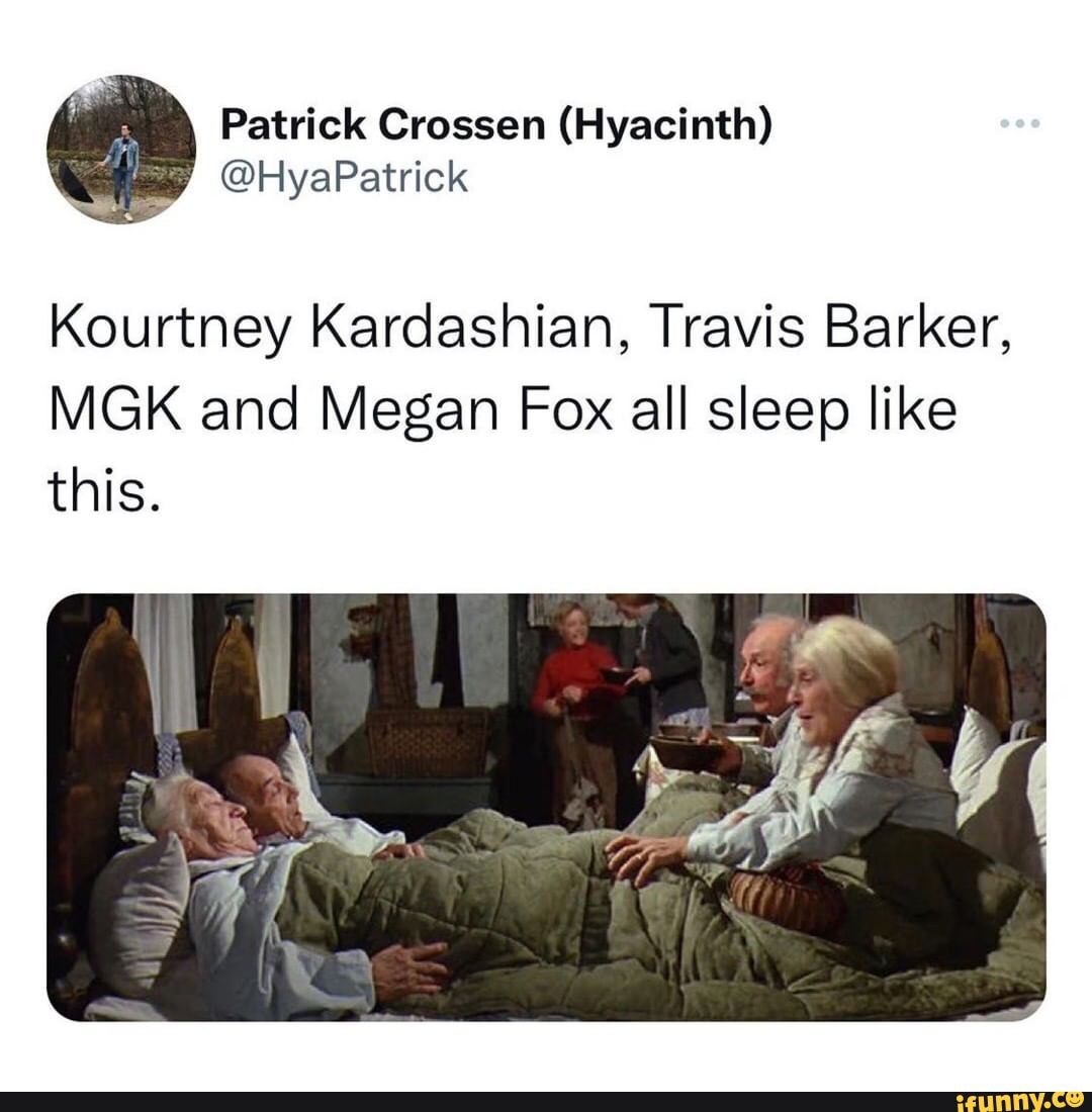 Patrick Crossen (Hyacinth) Kourtney Kardashian, Travis Barker, MGK and ...