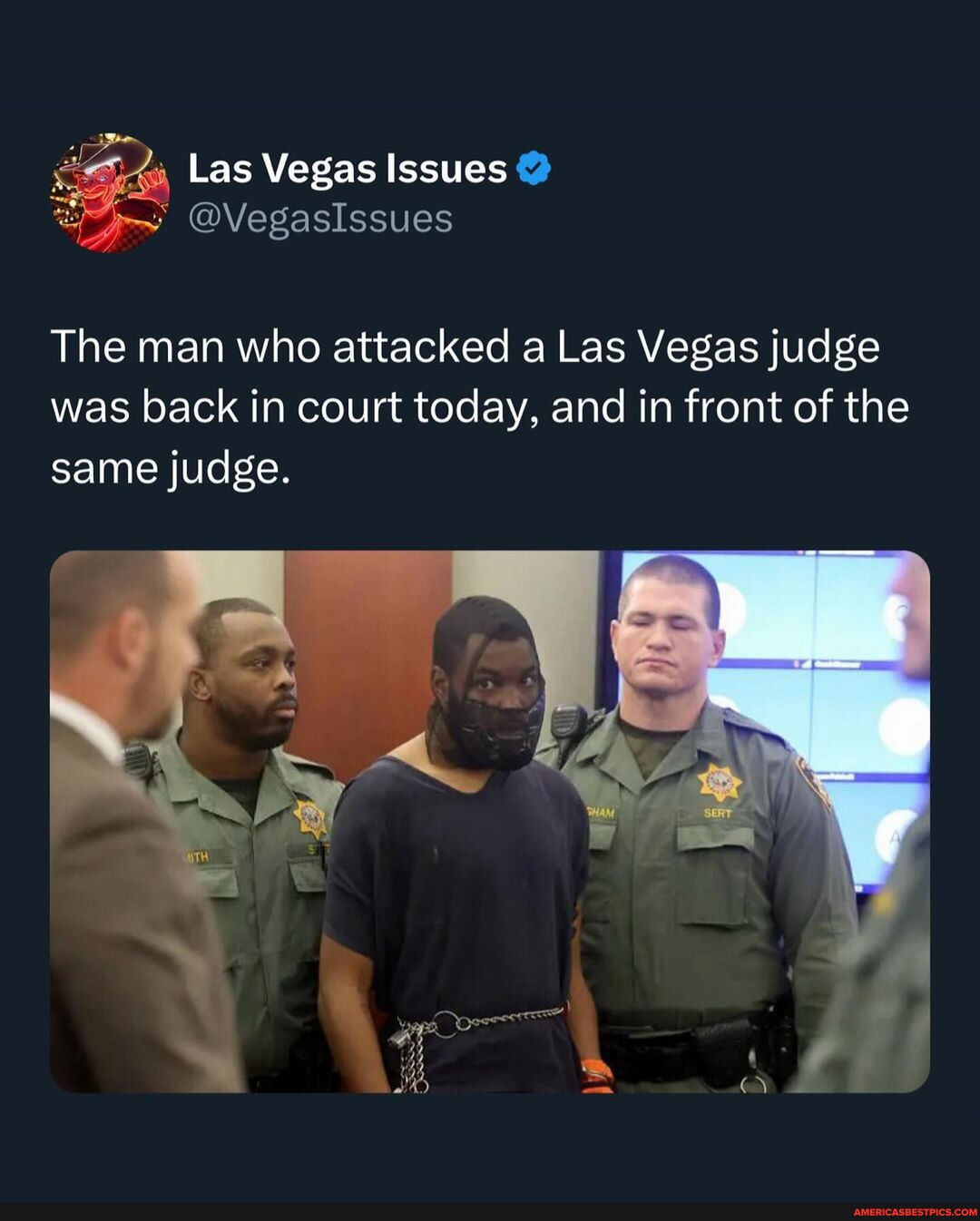 They got him looking like a Gotham City villain. 💀 Follow @VegasIssues ...