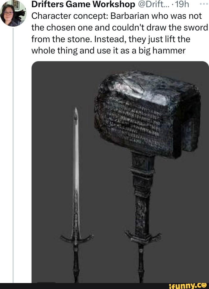 _ Drifters Game Workshop "Drift..- Character concept: Barbarian who was ...