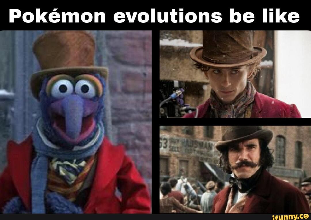 Pokemon evolutions be like - iFunny