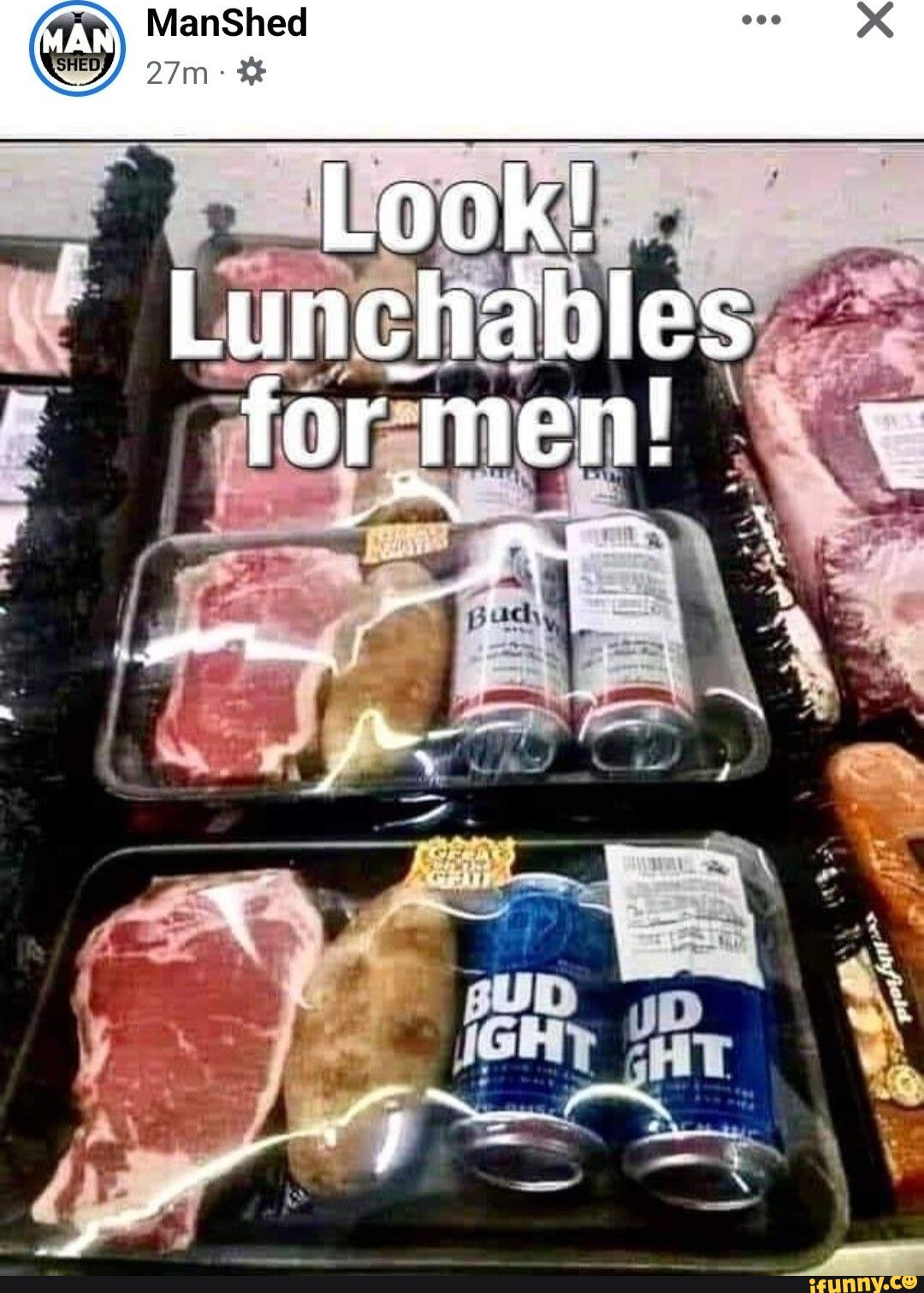 Look! Lunchables for .men! - iFunny