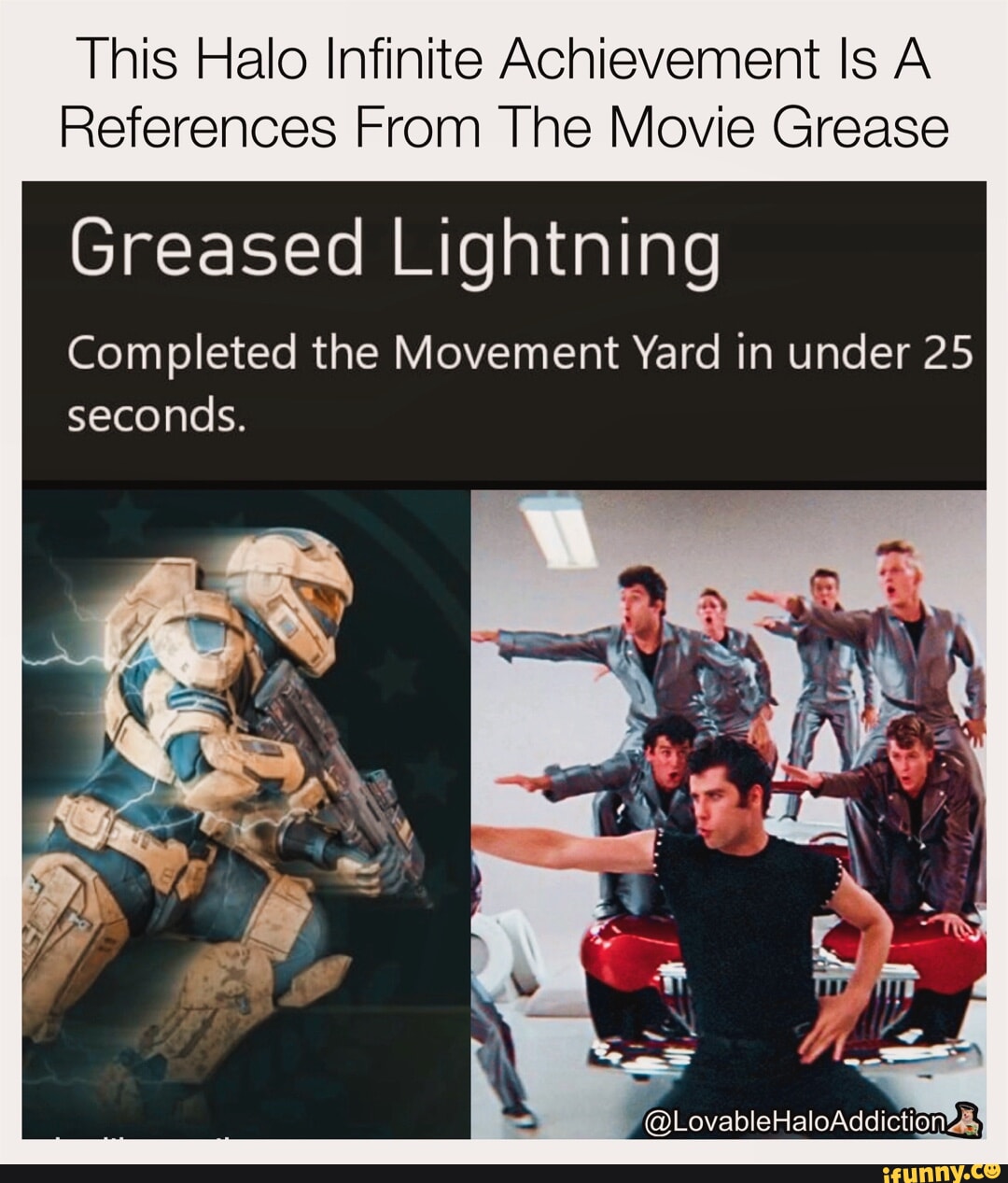 This Halo Infinite Achievement Is A References From The Movie Grease ...