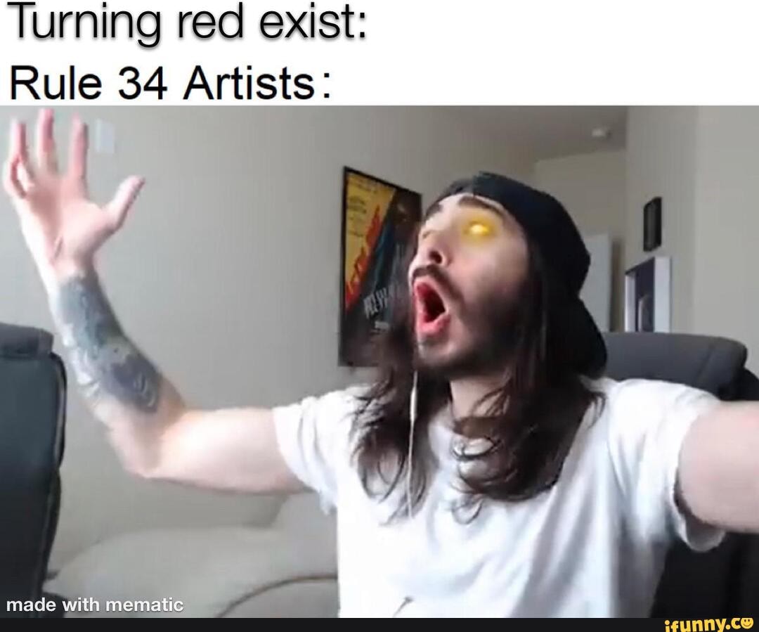 Turning red exist: Rule 34 Artists: - iFunny