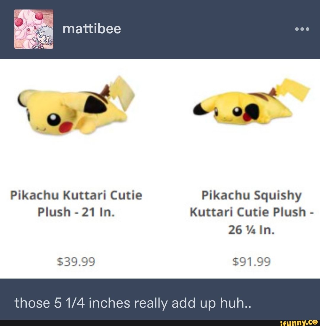 Pikachu Squishy Kuttari Cutie Plush - 26 % In. of Pikachu Kuttari Cutie ...