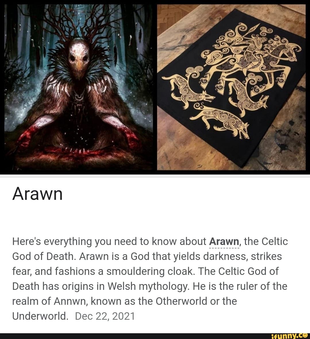 Be Arawn Here's everything you need to know about Arawn, the Celtic God ...