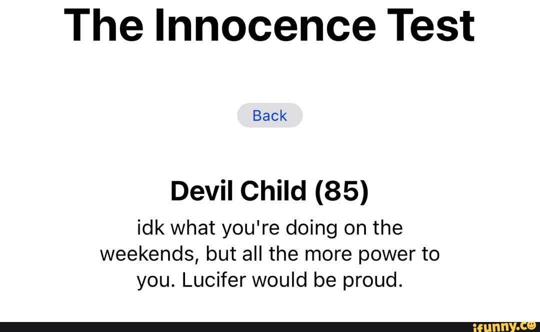 Innocencetest memes. Best Collection of funny Innocencetest pictures on ...