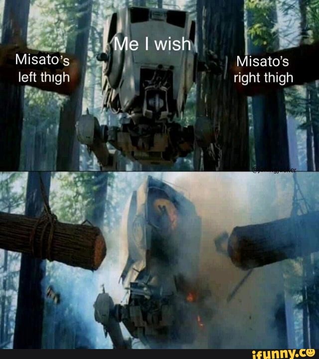 Misatos Misatos Me Wish Left Thigh Right Thigh Ifunny