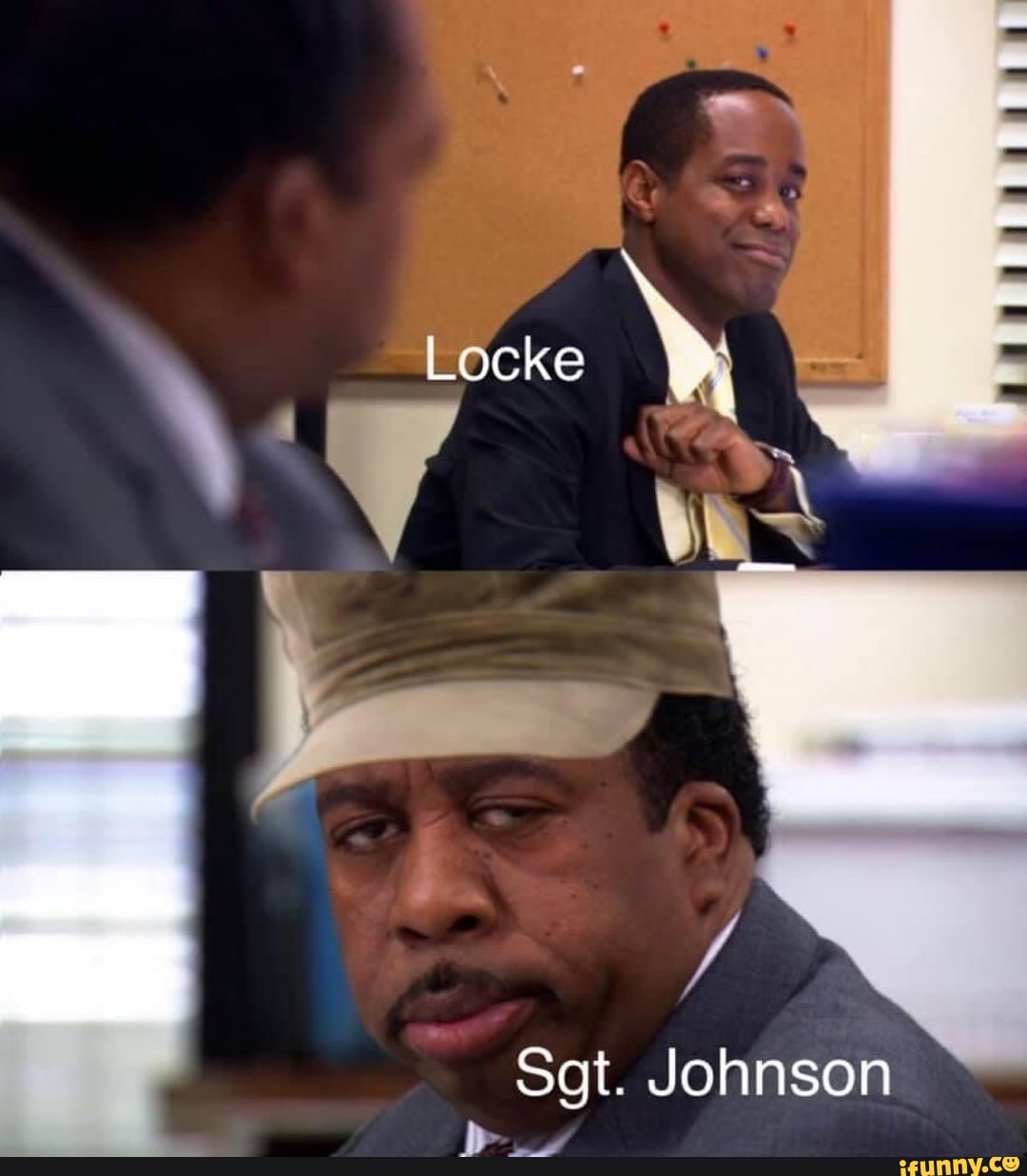 Locke Sgt. Johnson - iFunny