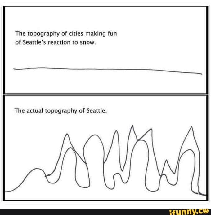 In light of the recent snowfall in WA - The topography of cities making ...