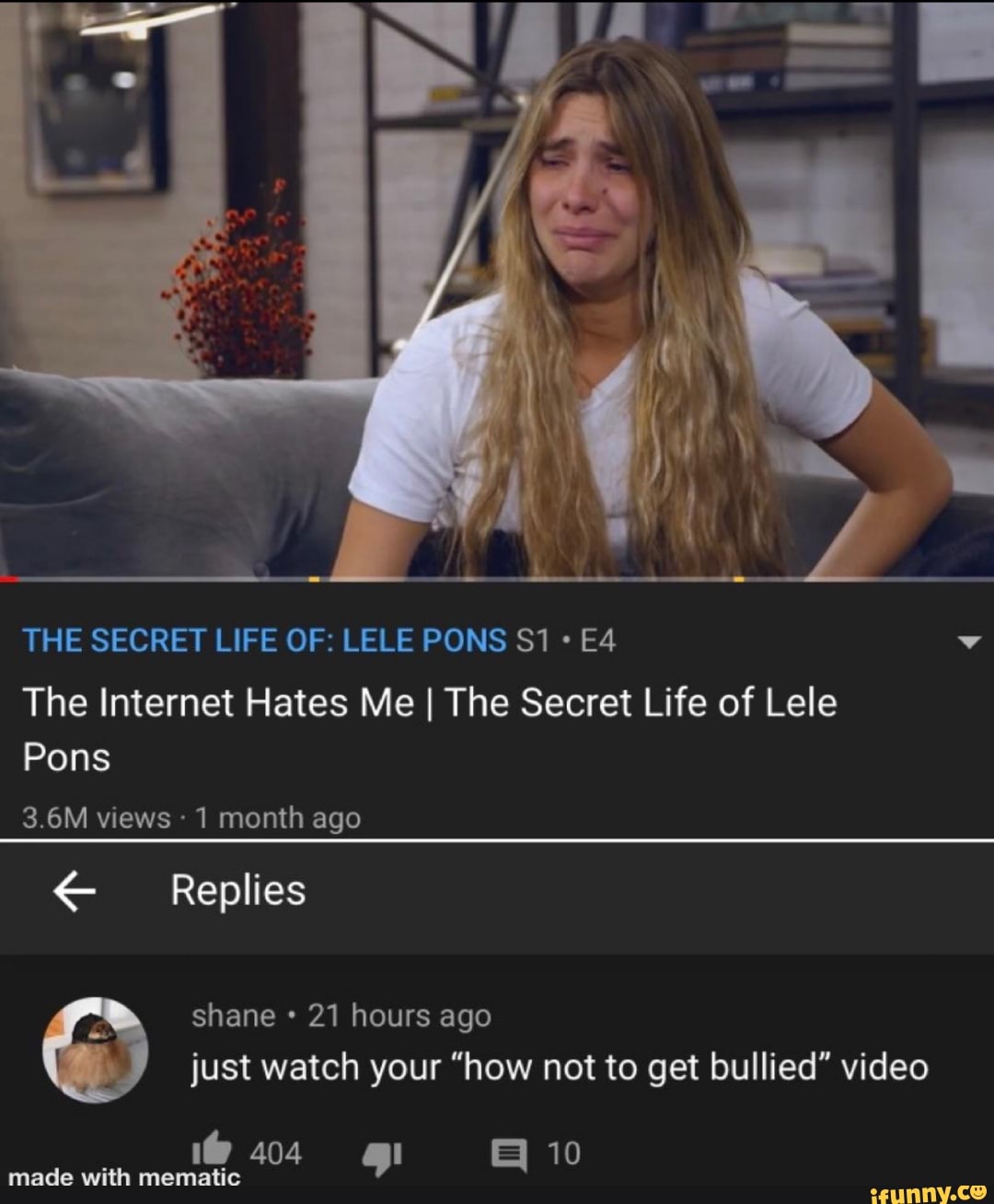 THE SECRET LIFE OF: LELE PONS S1 ° The Internet Hates Me I The Secret ...