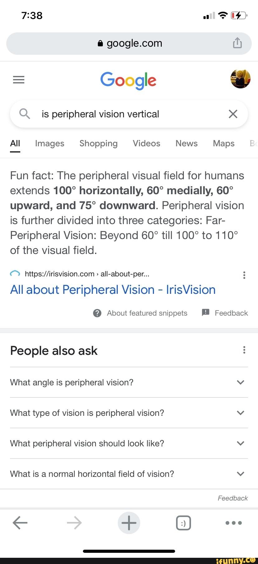 Google.con Google Q._ is peripheral vision vertical All Images Shopping ...