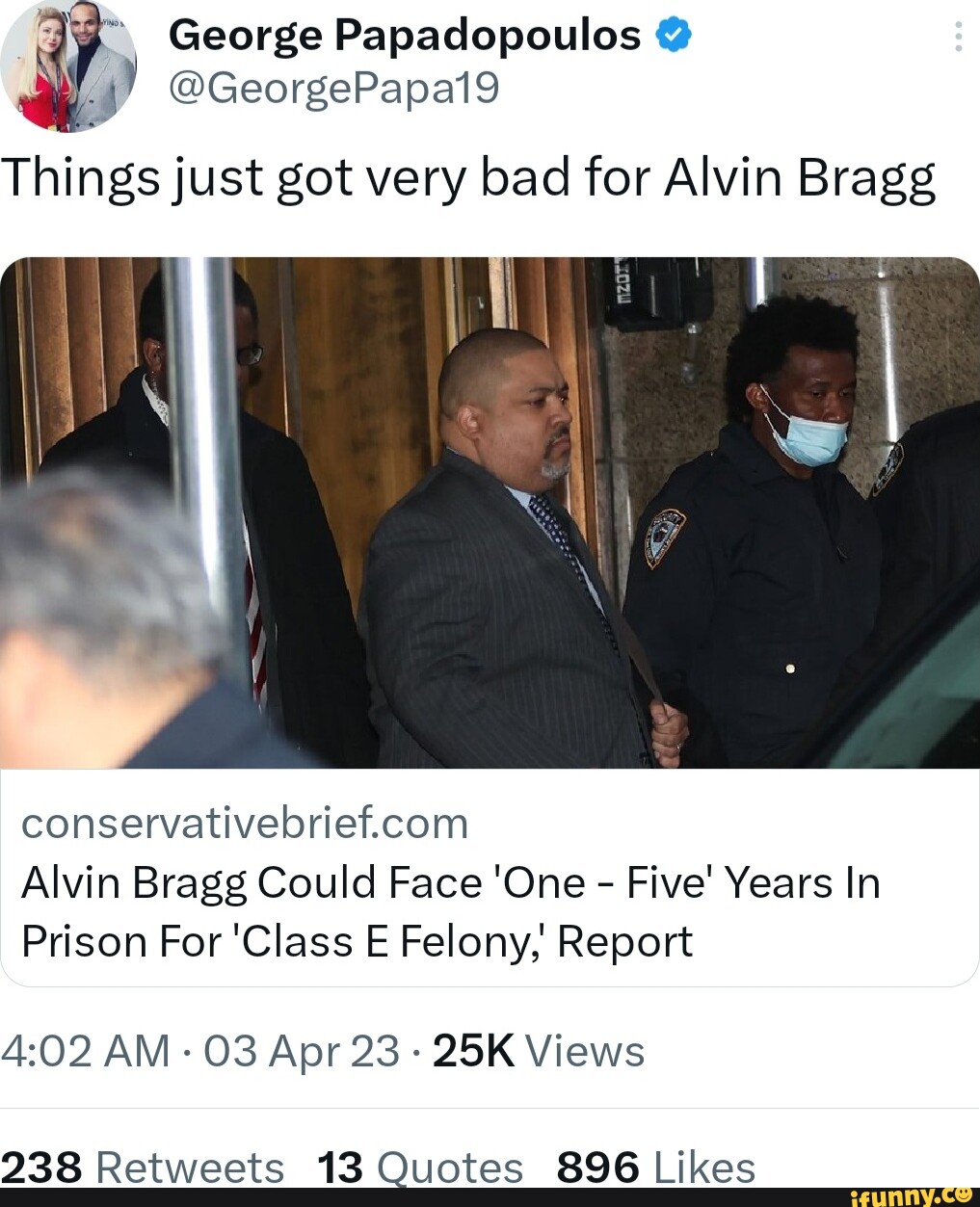 George Papadopoulos @GeorgePapal9 Things just got very bad for Alvin ...
