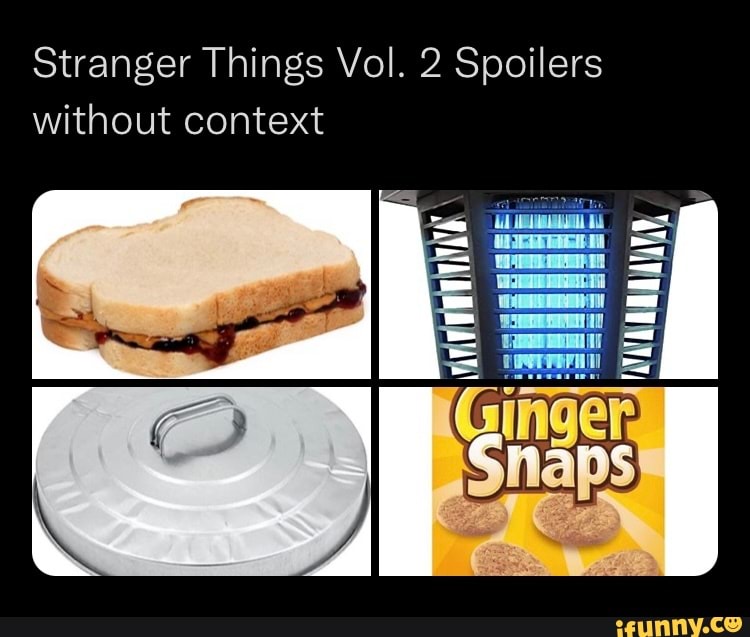 Stranger Things Vol. 2 Spoilers without context - iFunny