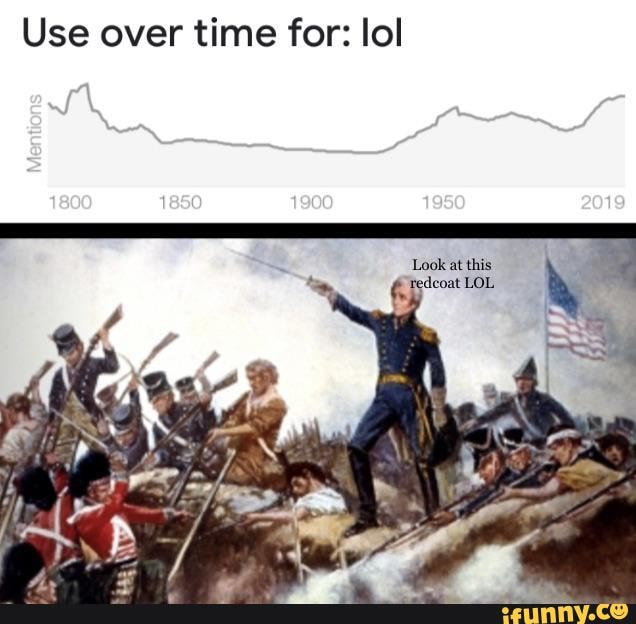 Use over time for: lol Look at this - iFunny