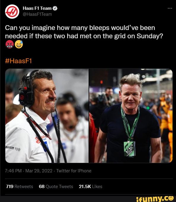 Haas Fi Team @ Can you imagine how many bleeps would've been needed if ...